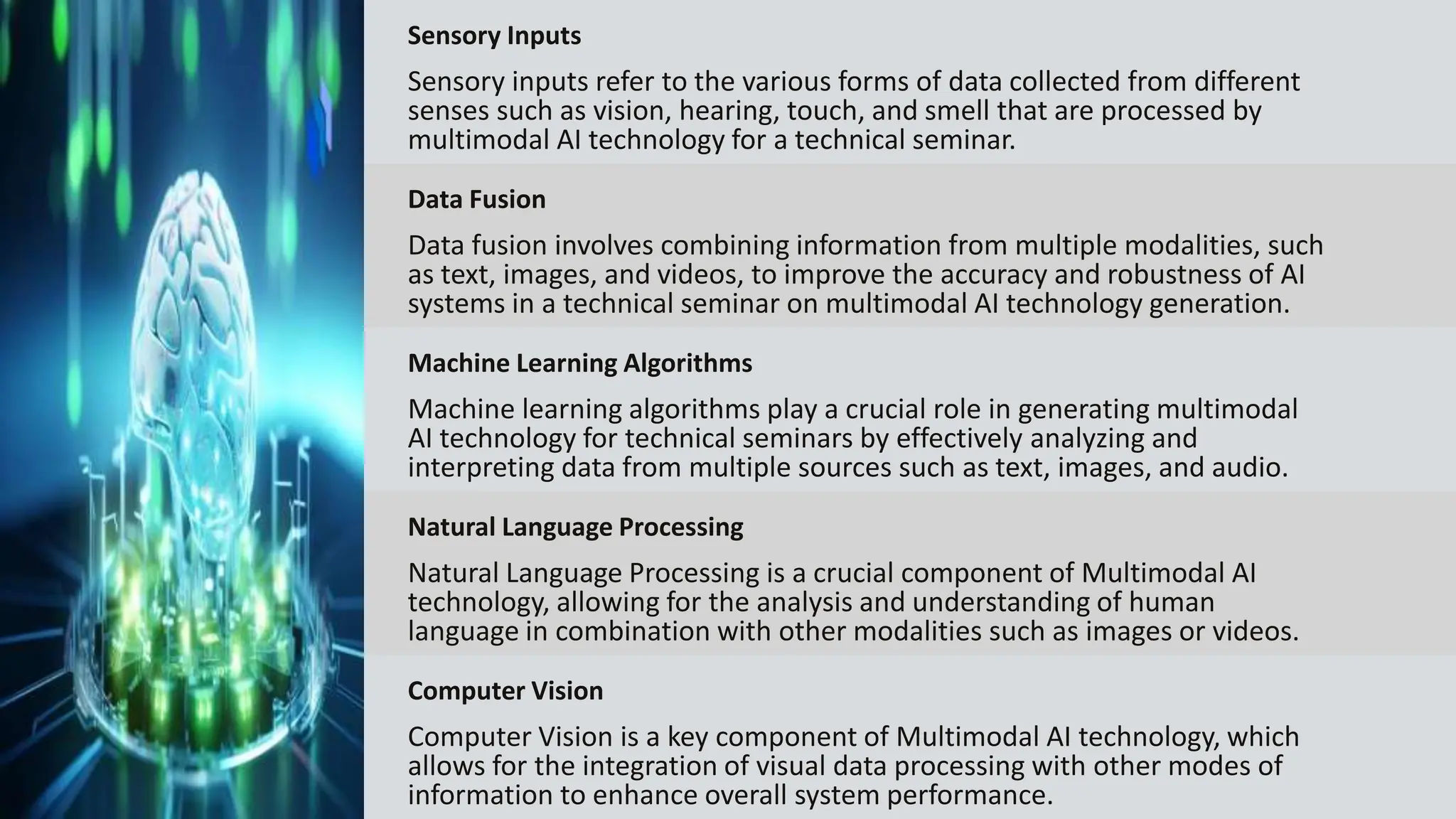 technical seminar.pptx on multi model of AI | PPTX