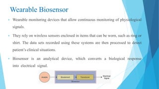 Technical seminar.pptx is based on the Wearable BIO Sensors | PPTX