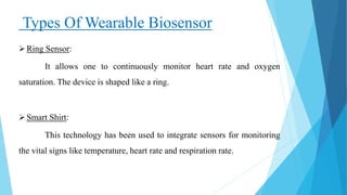 Technical seminar.pptx is based on the Wearable BIO Sensors | PPTX