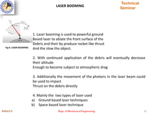 technical seminar on space debirs ppt... | PPT