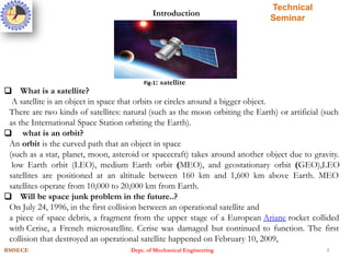 technical seminar on space debirs ppt... | PPT