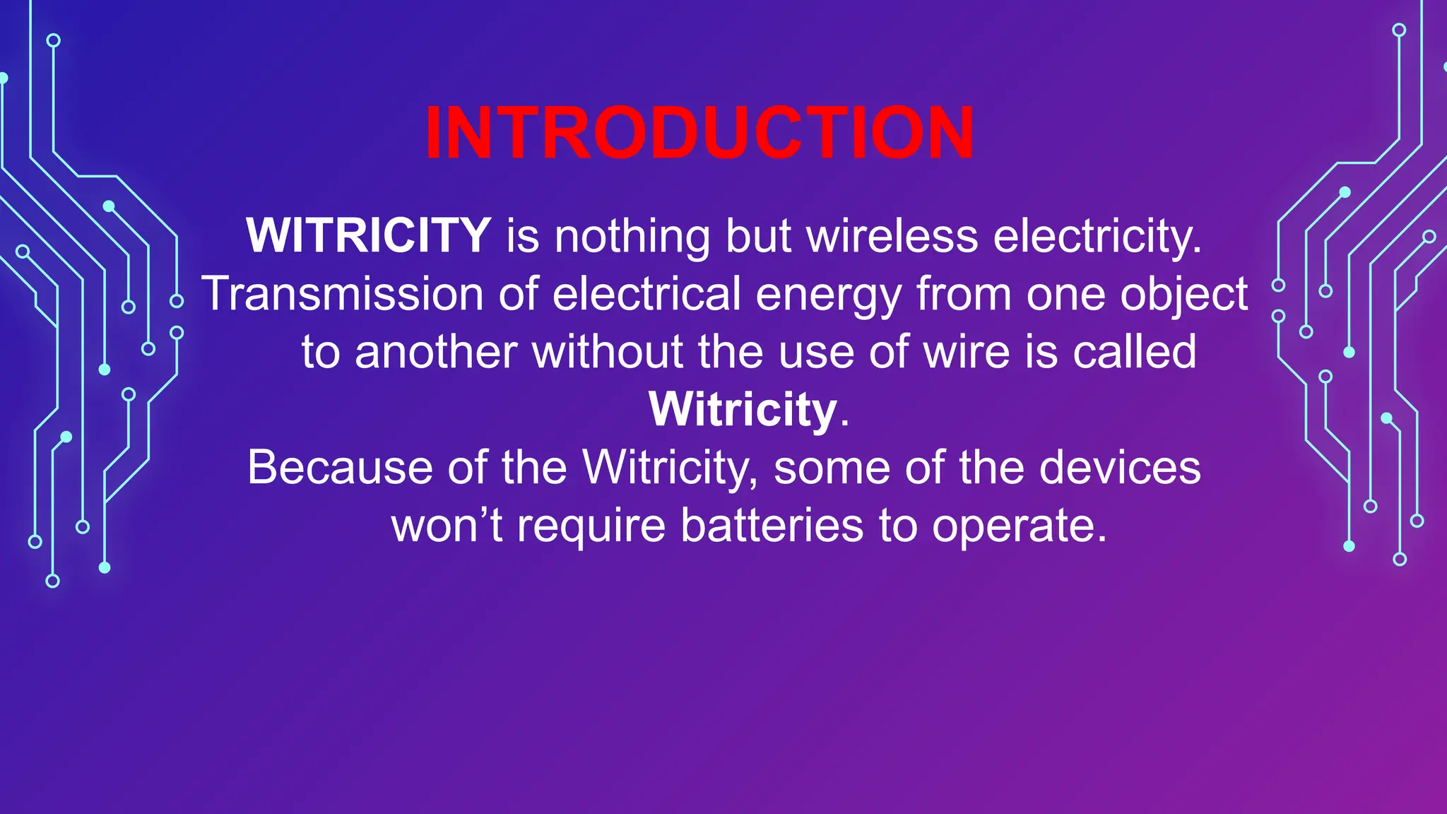 witricity(wireless electricity) ppt.pptx