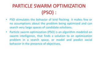 SWARM INTELLIGENCE | PPTX