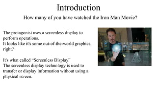 Screenless Display PPT Presentation | PPTX