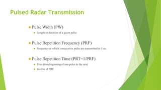 radar communication seminar powerpoint presentation | PPTX