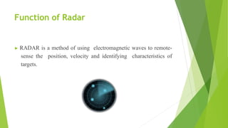 radar communication seminar powerpoint presentation | PPTX