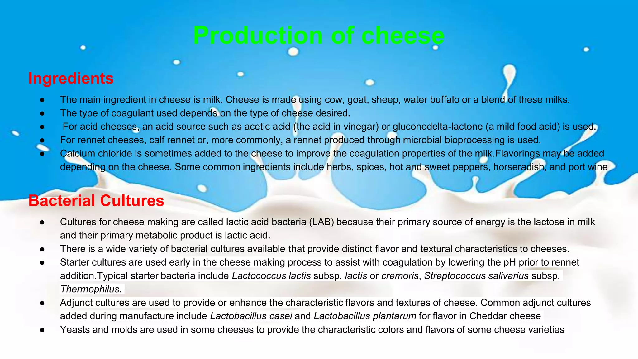 Enzymes used in Dairy Industry | PPTX
