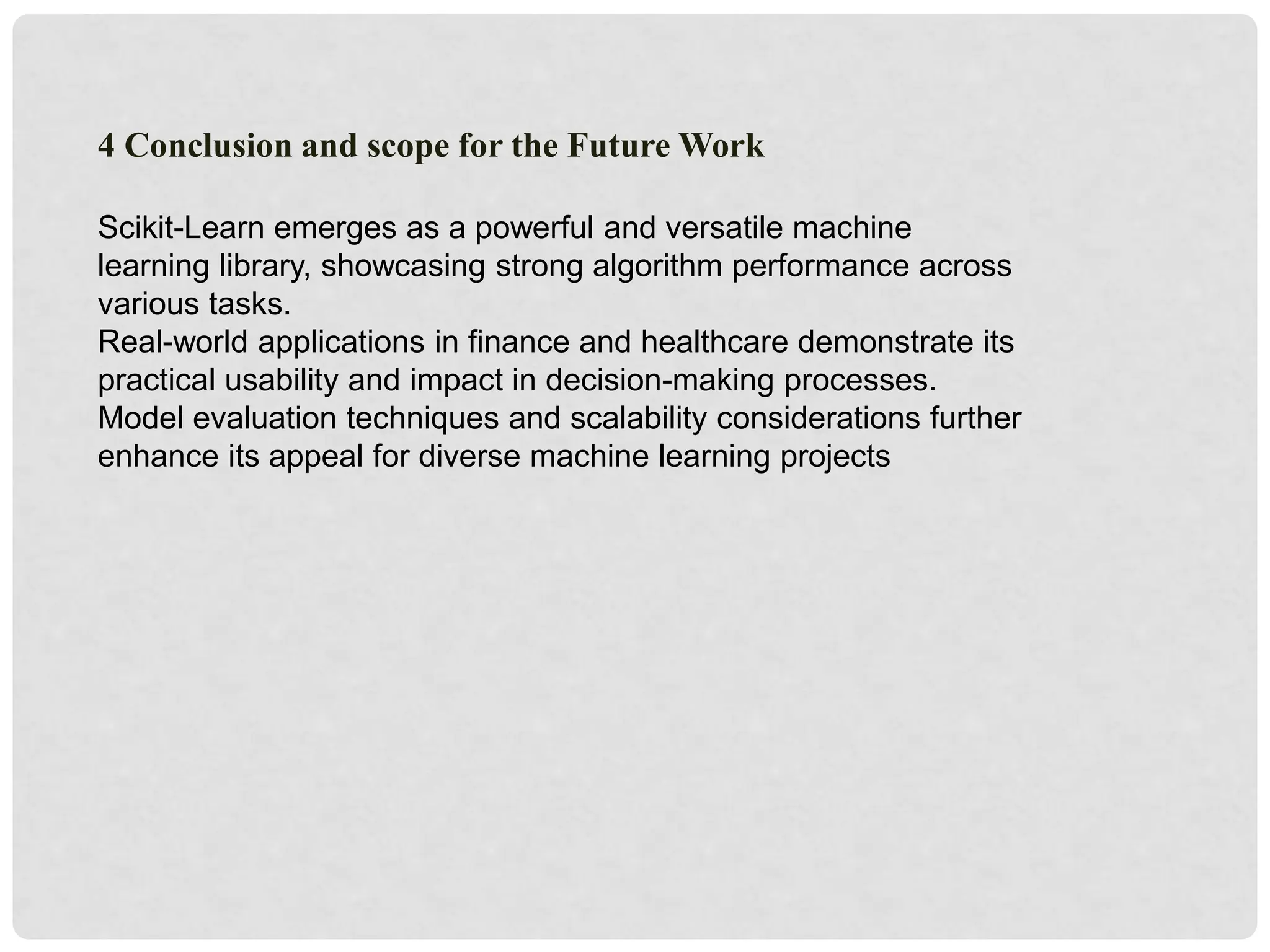 Vtu Technical Seminar 8th Sem On Scikit Learn Ppt Computer Software And Applications Computing