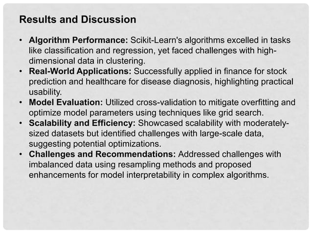VTU technical seminar 8Th Sem on Scikit-learn | PPT | Computer Software and Applications | Computing
