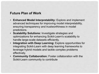 VTU technical seminar 8Th Sem on Scikit-learn | PPT