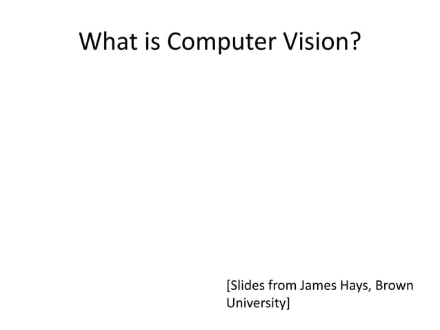 Technical Seminar of Mca computer vision .ppt