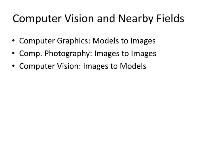 Technical Seminar of Mca computer vision .ppt