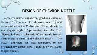 Technical seminar on chevron nozzles | PPTX