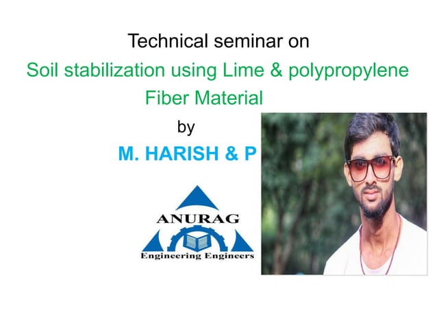 soil stabilization using lime and polypropylene | PPT