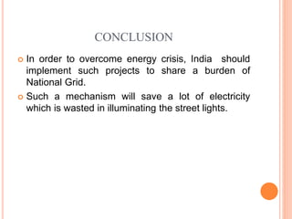 Power Generation Using Speed Breakers | PPTX