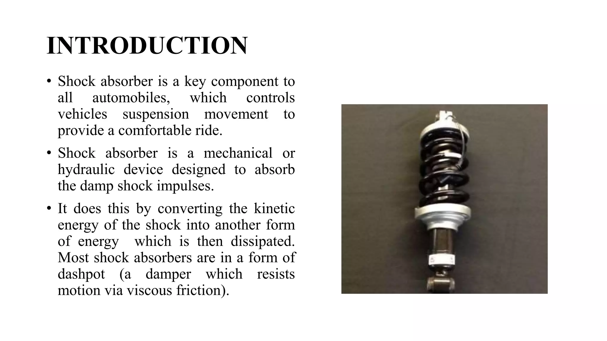 Magnetic shock absorber | PPTX