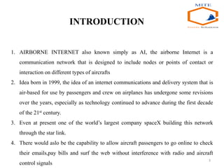 TECHNICAL SEMINAR presentaion The internet through air.pptx