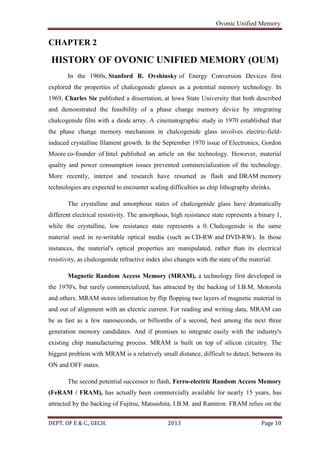 PHASE CHANGE MEMORY | PDF