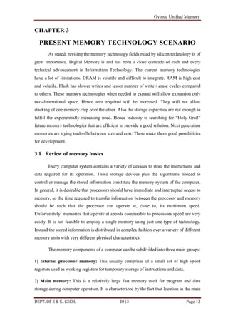 PHASE CHANGE MEMORY | PDF