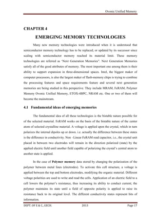 PHASE CHANGE MEMORY | PDF