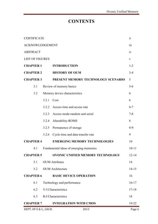 PHASE CHANGE MEMORY | PDF