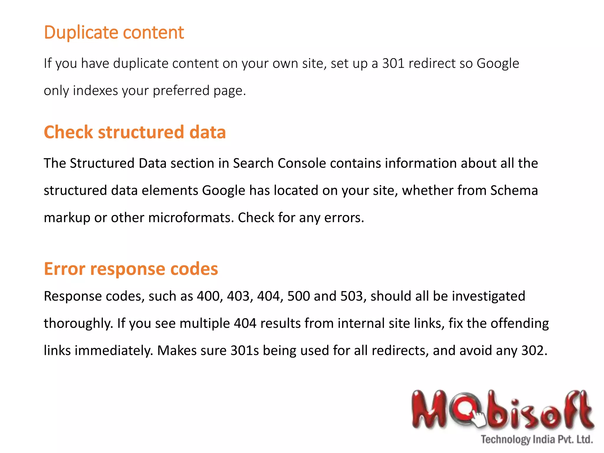 Technical seo checklist | PPTX
