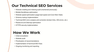 TECHNICAL SEO Presentation - InStep Technologies | PPTX