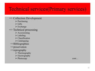 Technical services presentation | PPTX | IT and Internet Support | Internet