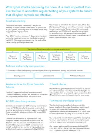 Technical Security and Penetration Testing | PDF