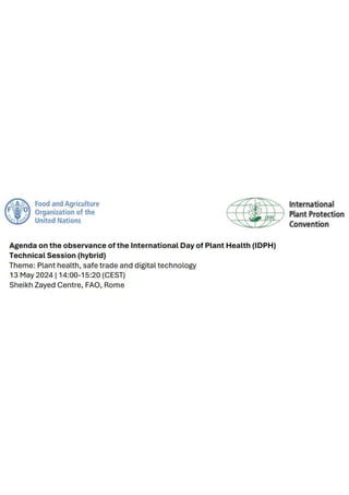 Plant health, safe trade and digital technology. | PDF