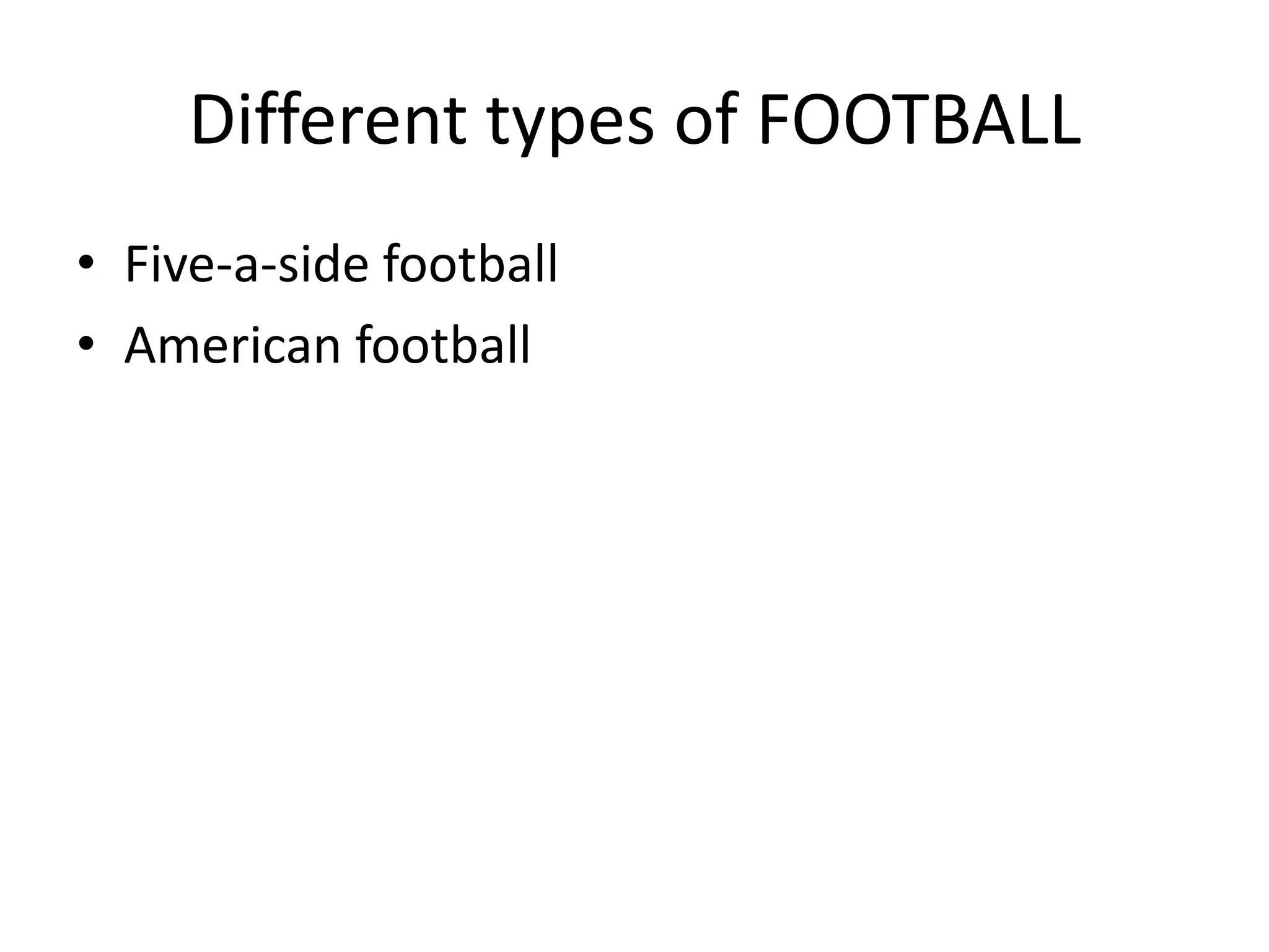Technical sheet football | PPTX