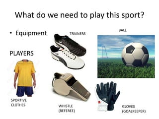 Technical sheet football | PPTX