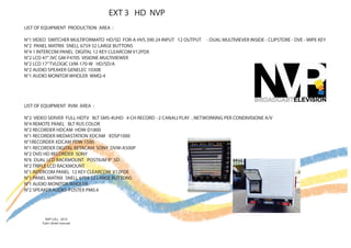 Technical sheet obvan 3 | PDF