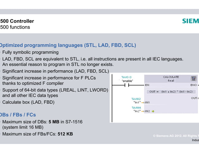 Technical_Slides_S7-1500_en - Presentación.pdf | Operating Systems | Computer Software and ...