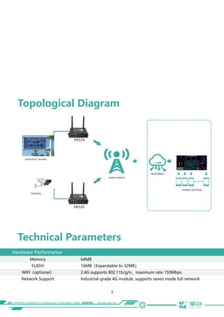 Technical Specification for SR520 Dual Ethernet Port and Dual SIM 4G ...