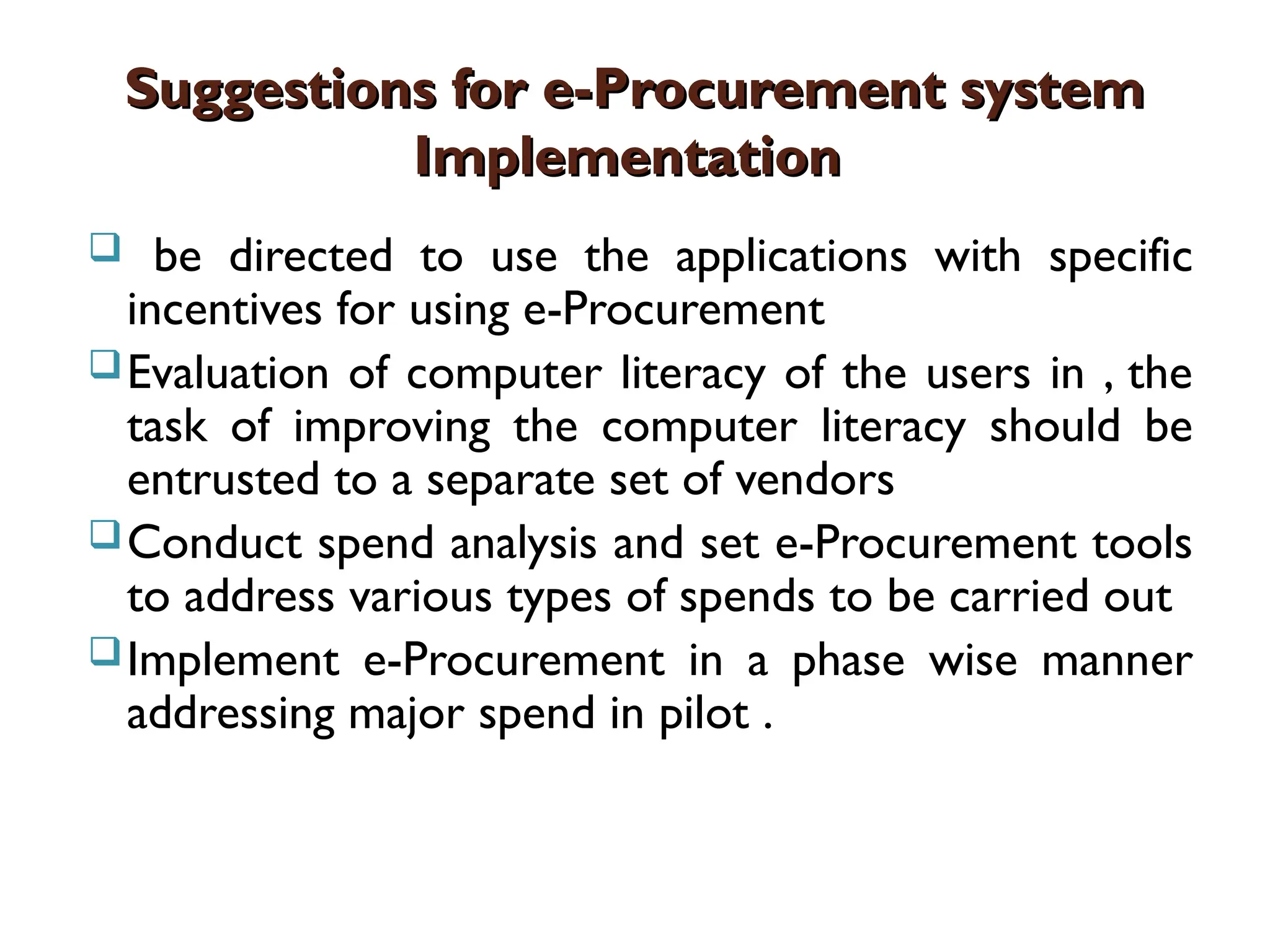Technical specifications in the procurement process | PPT