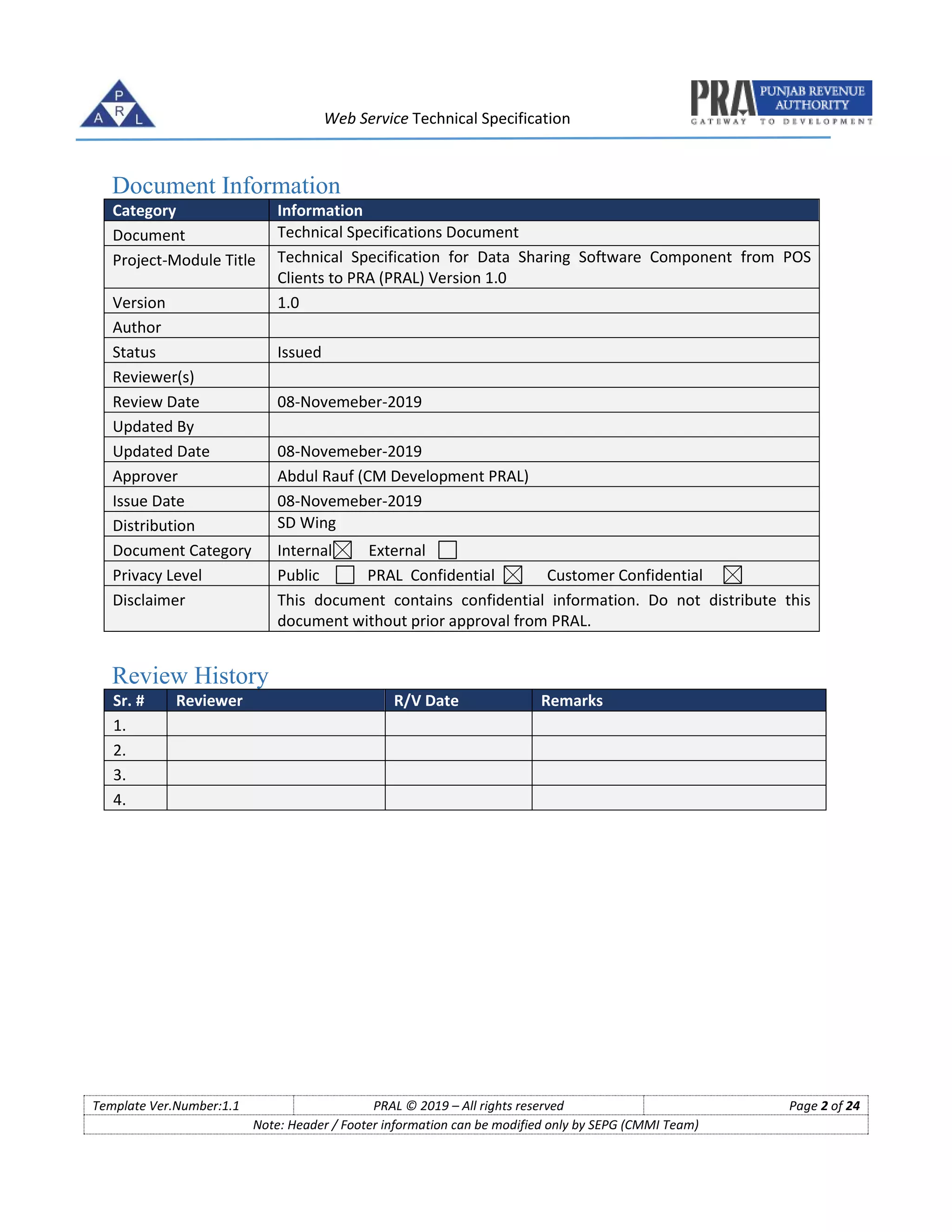 Technical specification software fiscal device 1.1 pra | PDF