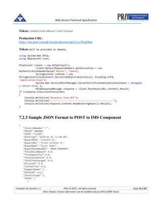 Technical specification software fiscal device 1.1 pra | PDF