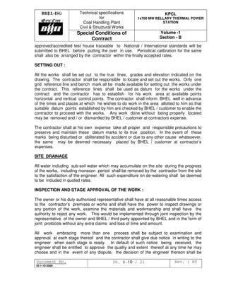 Technical specifications package a vol 1 | PDF