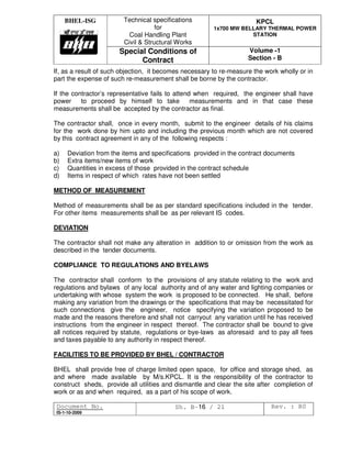 Technical specifications package a vol 1 | PDF