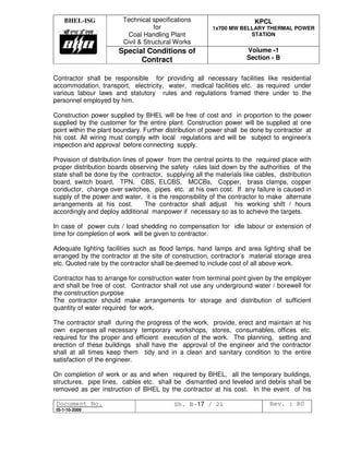 Technical specifications package a vol 1 | PDF