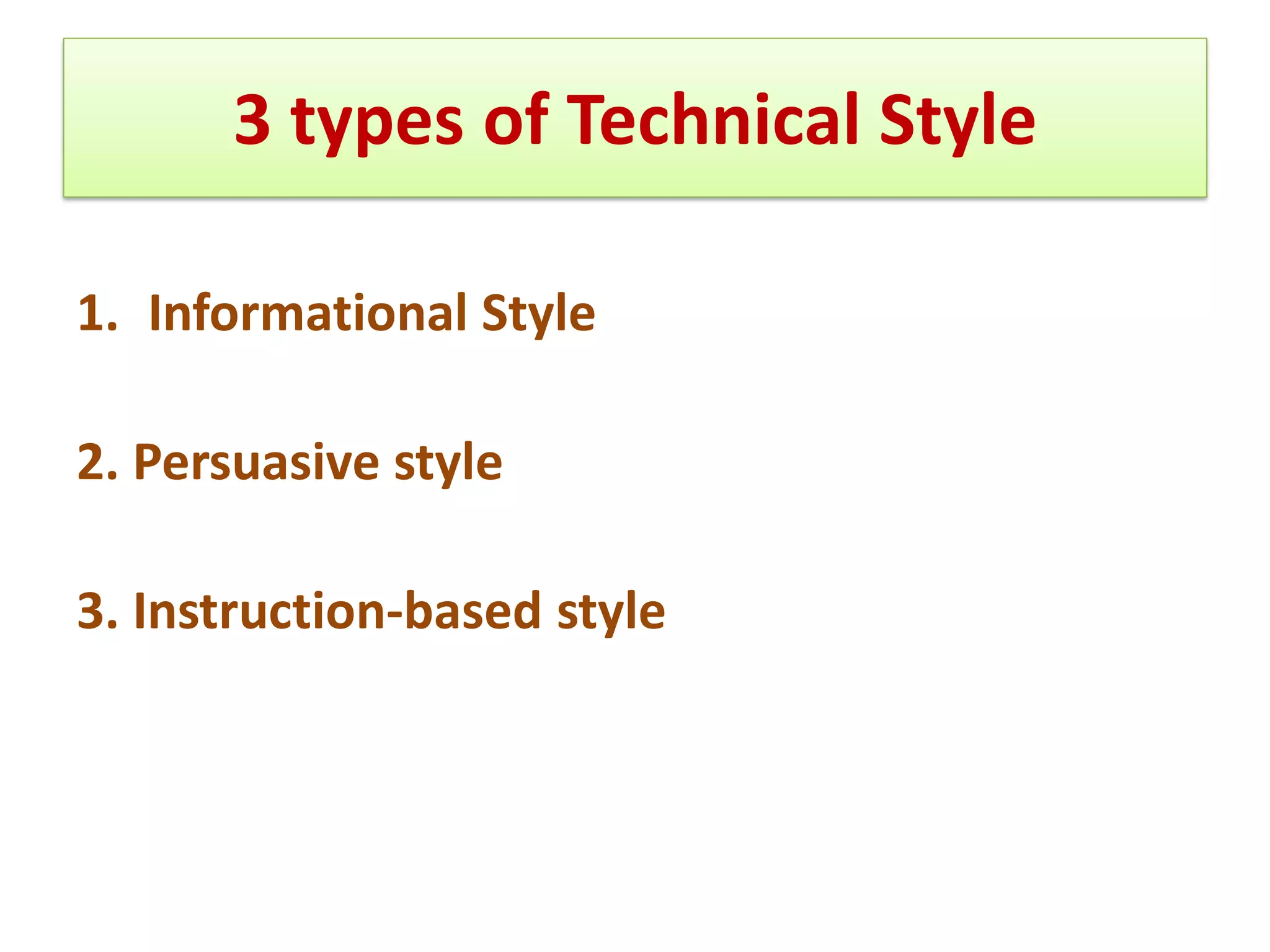 Technical style | PDF