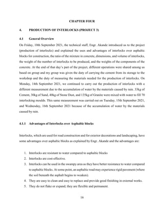 Student Work Experience Programme (SWEP 1) Technical Report by Michael ...