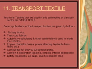 Technical Textile | PPT