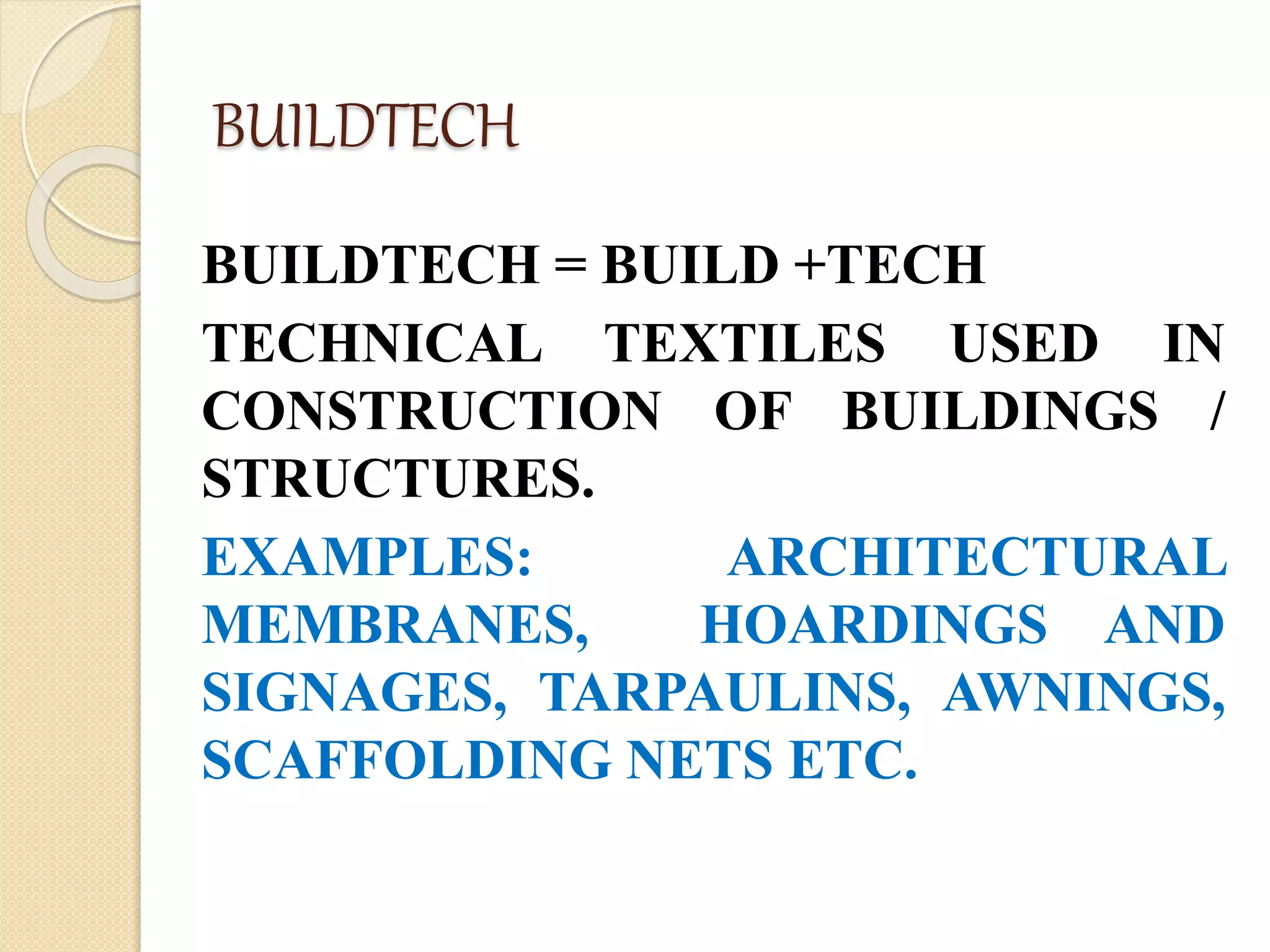 Technical textiles | PPTX