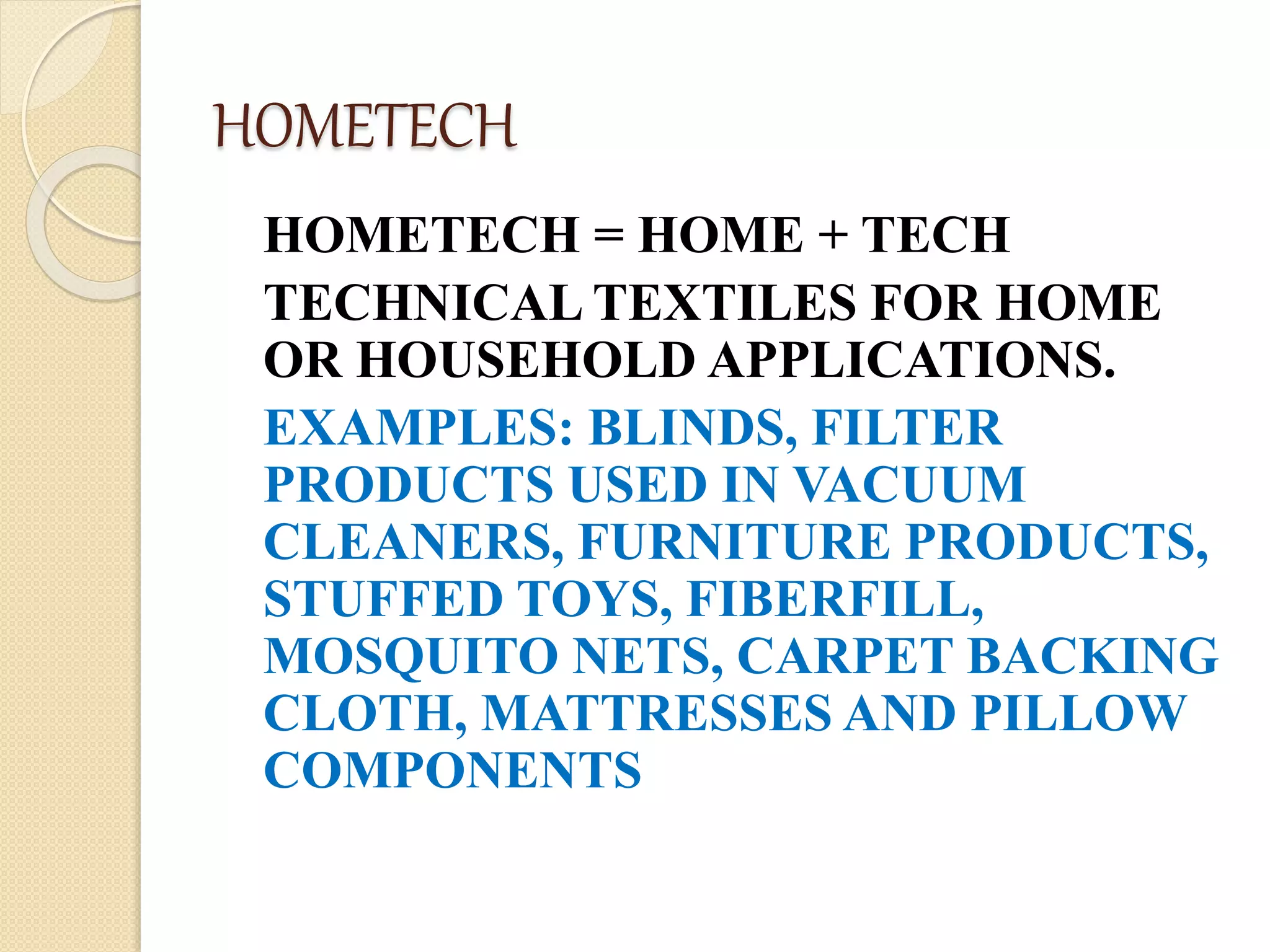 Technical textiles | PPTX