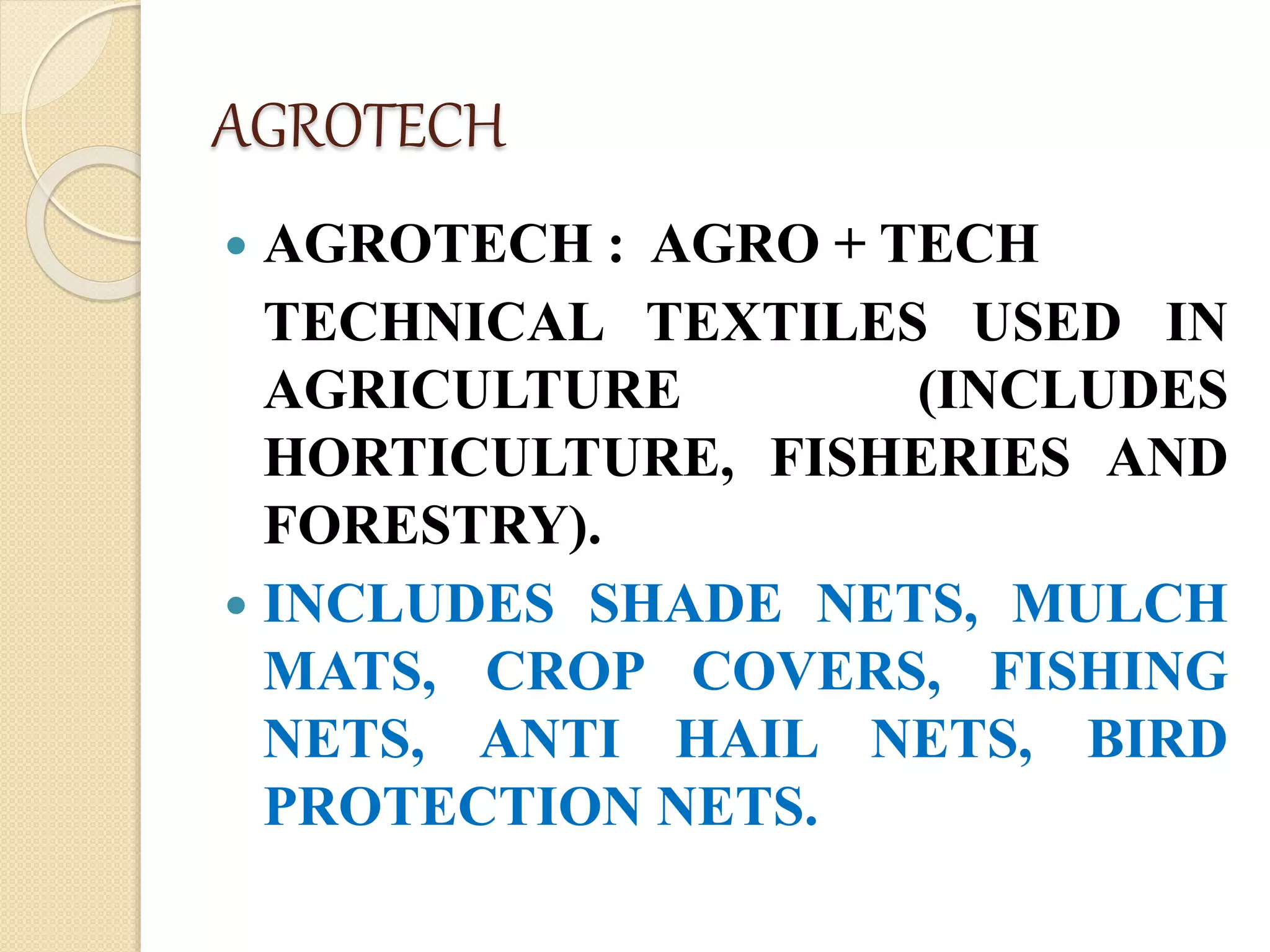Technical textiles | PPTX