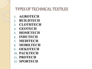 Technical textiles | PPT