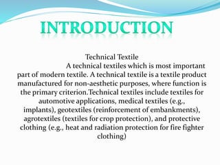 Technical textile | PPTX