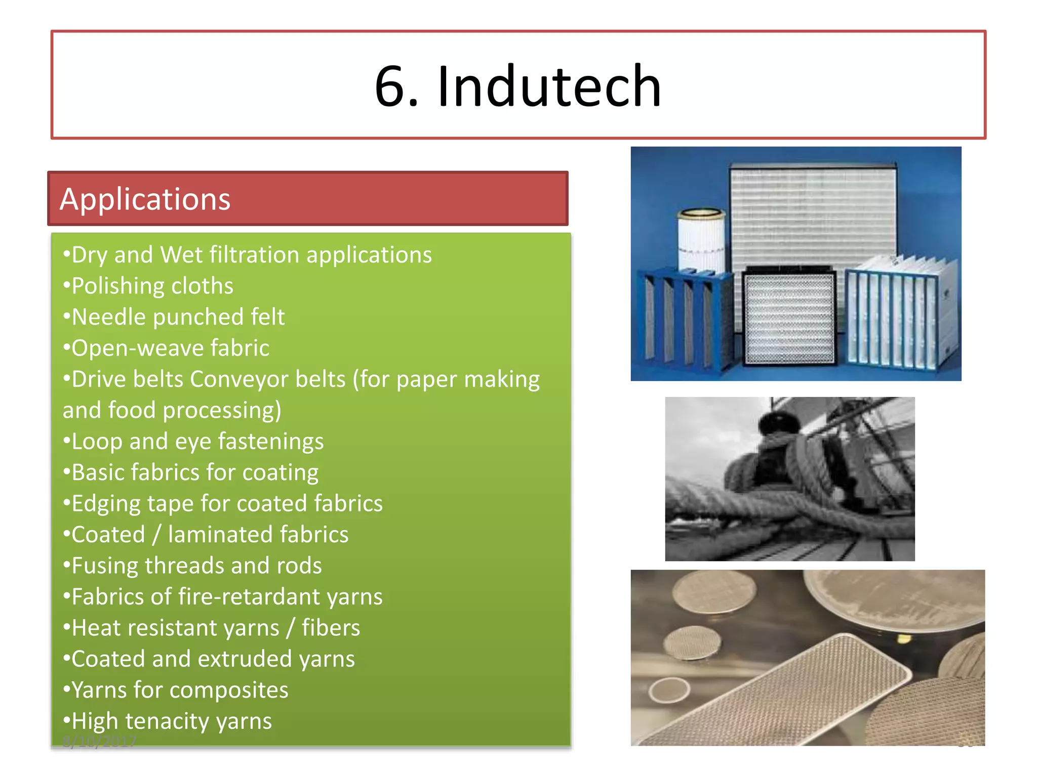 Technical textile.lecture 01 | PPTX